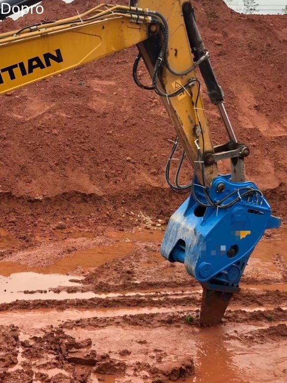 20 Ton Excavator Mounted Vibratory Hammer For Caterpillar 320 ...